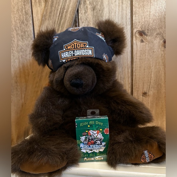 Harley-Davidson | Other | Harley Davidson Collectible Bear With Brand ...